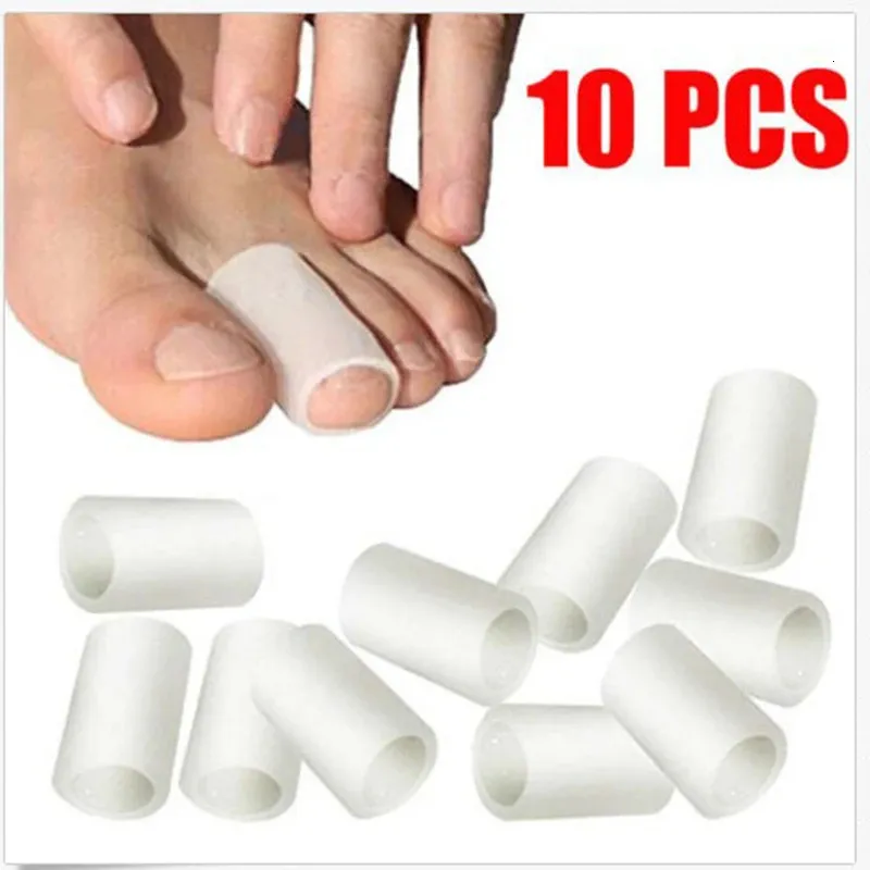 10 Premium Protective Finger Sleeves: Silicone Gel Foot Pads for Pain ...