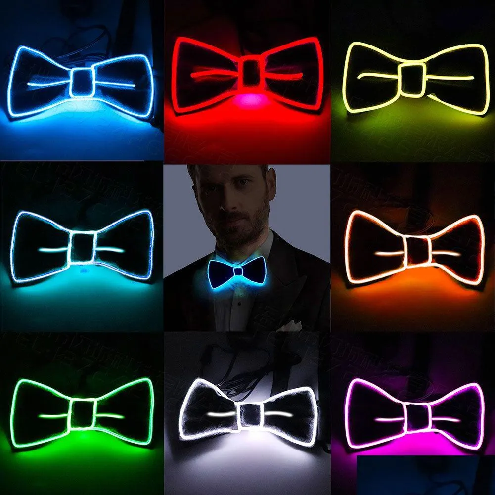 Light Up Bow Tie: Neon LED Necktie for Parties, Cosplay & More - Shop ...