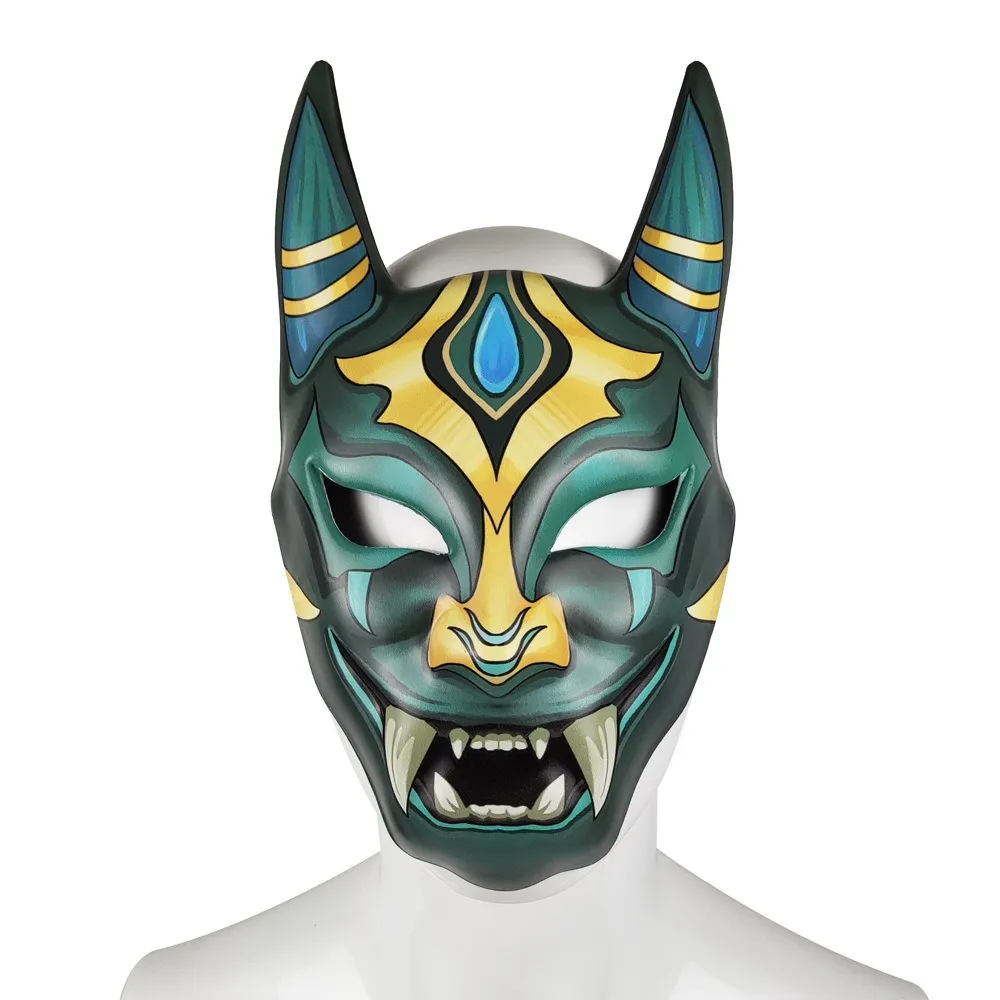 Japanese Oni Mask 3D Demon Face Design For Cosplay & Halloween ...
