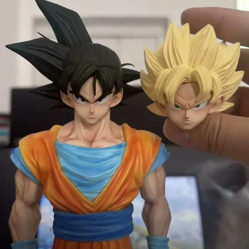 Action Toy Figures Gk Infinite Son Goku Super Saiyan Character Double ...