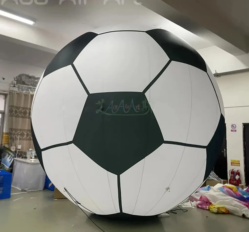 Wholesale Giant Inflatable Inflatable Ball Soccer With White LED Light ...