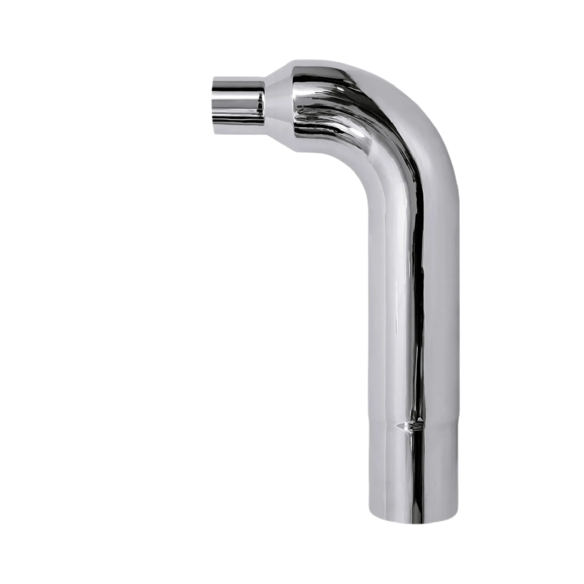8 to 5 Reduced 90 Degree Chrome Elbow - Premium Heavy Duty Exhaust Pipe ...
