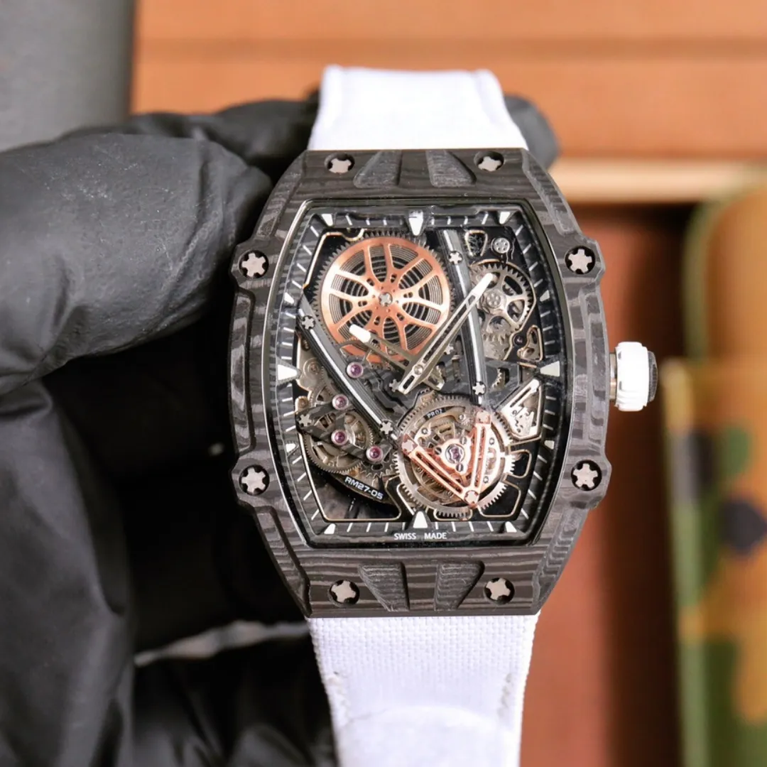 27 05 Luxury Samurai Armor Inspired Men's Wristwatch With Carbon TPT ...