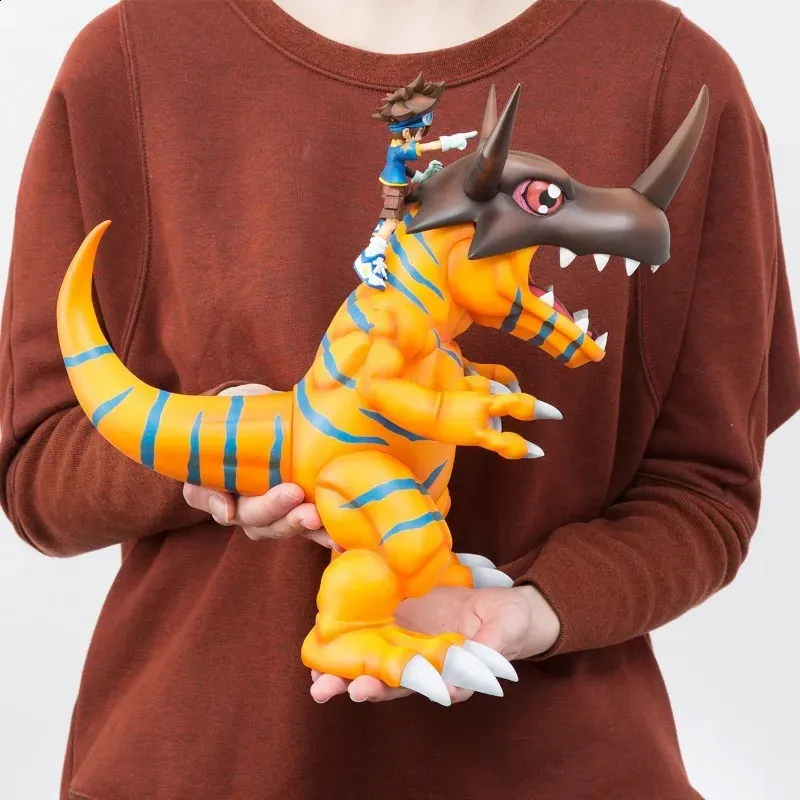Digimon Agumon To Greymon Evolution Figure Tyrannosaurus Rex Anime Toy ...