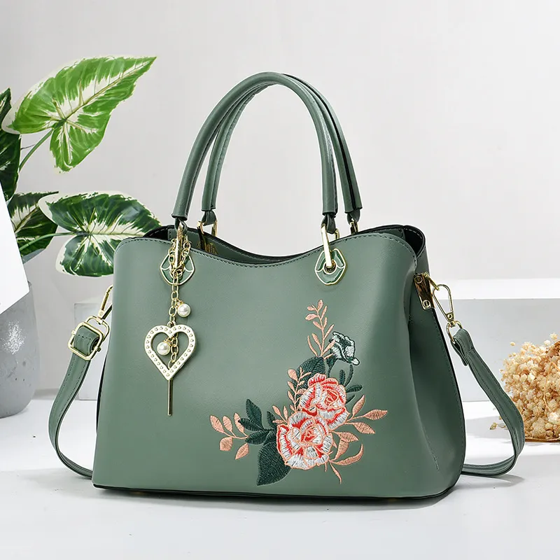 Embroidered Chinese Style Handbag - Large Capacity, Stylish & Versatile ...