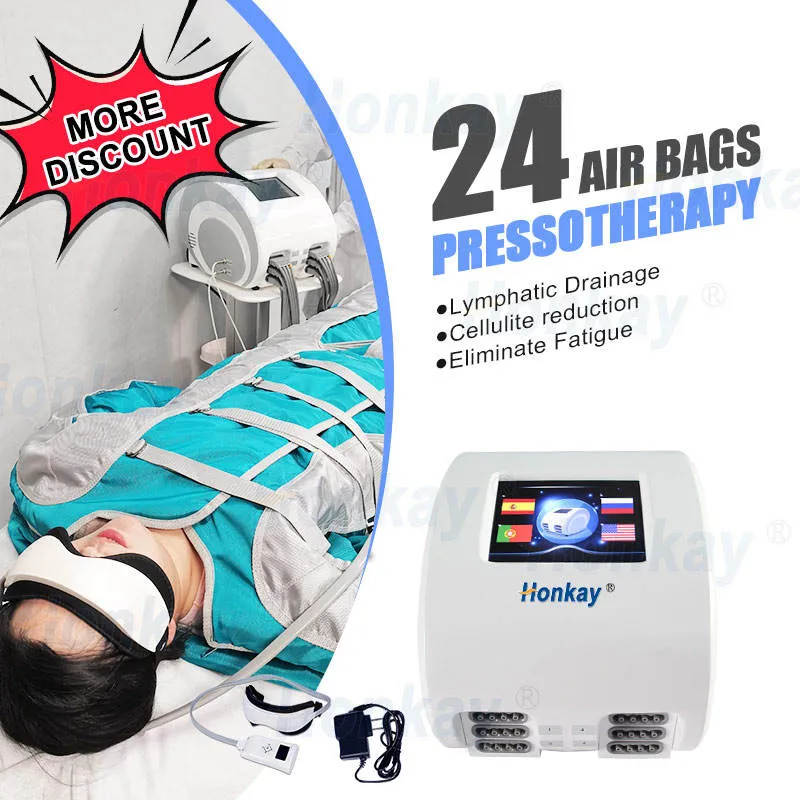 3 In 1 Air Compression Massage Tweed Suit For Full Body, Legs, Hips ...