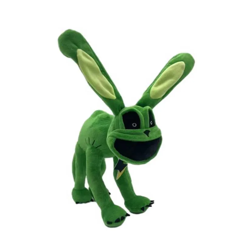 Kaii Catnap Rabbit Plushie Green Smiling Critters Movie Stuffed Toy ...