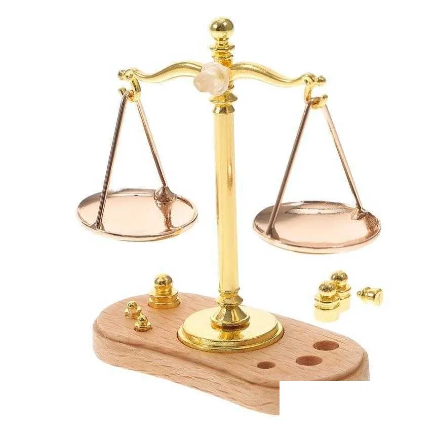 Vintage Miniature Justice Weighing Scale Drawing For Kids' Furniture ...