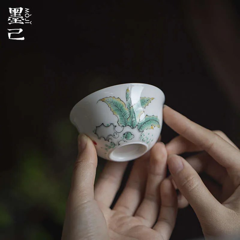 Hand Painted Taihu Lake Stone Scholar Ceramic Ware Kungfu Set With ...