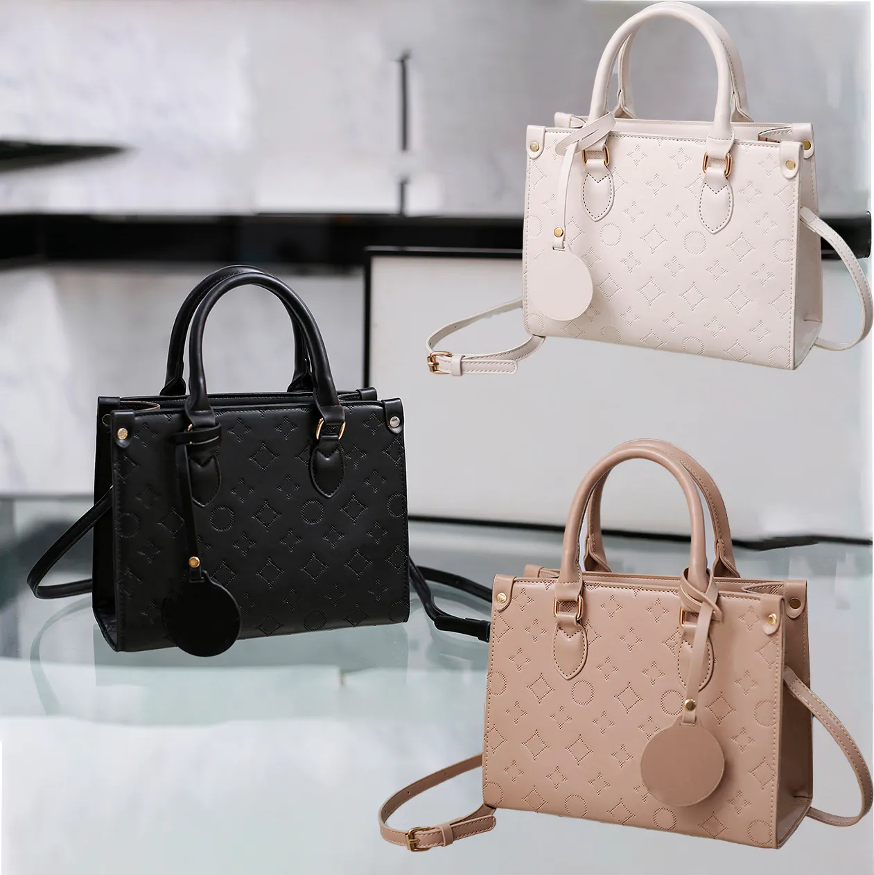 Elegant Sheepskin Tote Bag: Designer Shoulder Handbags, Luxurious Chain ...