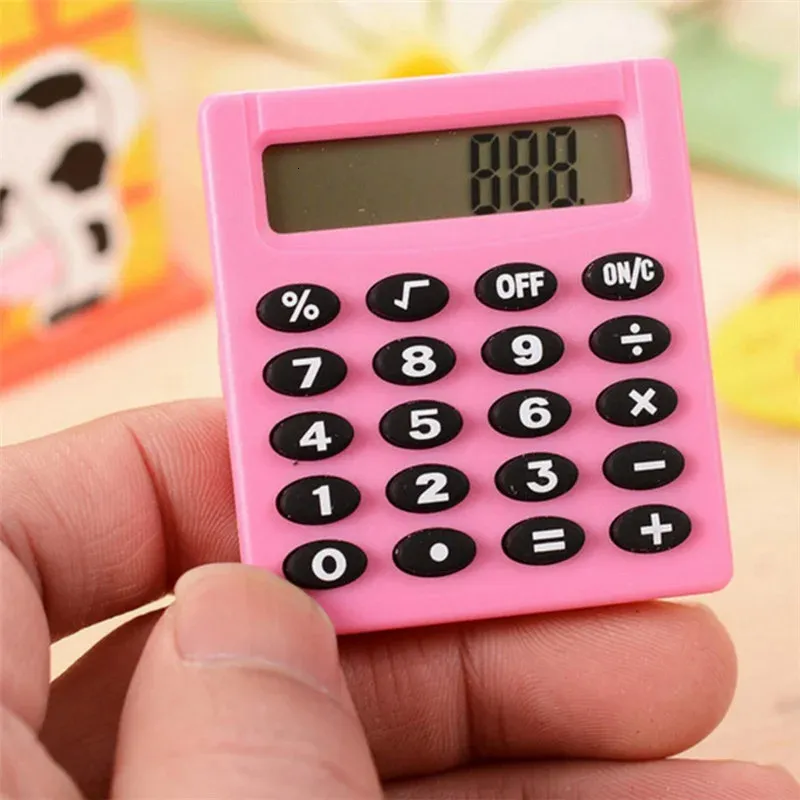 Mini Calculator, Small Square Design, Personalized Creative Candy Color ...
