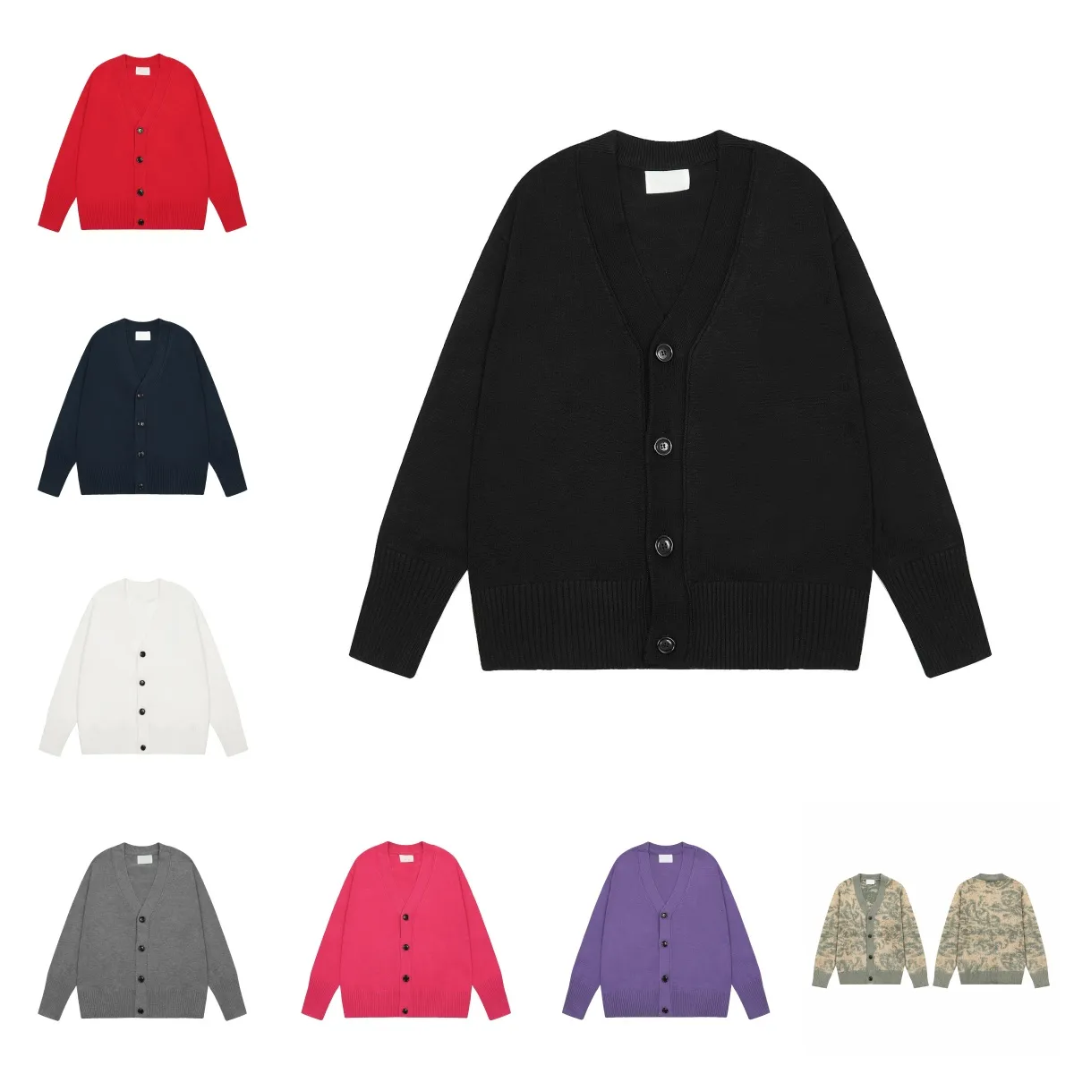 Designer Cardigan Sweaters: Women's Embroidered Knit Jacket, Men's Neck ...