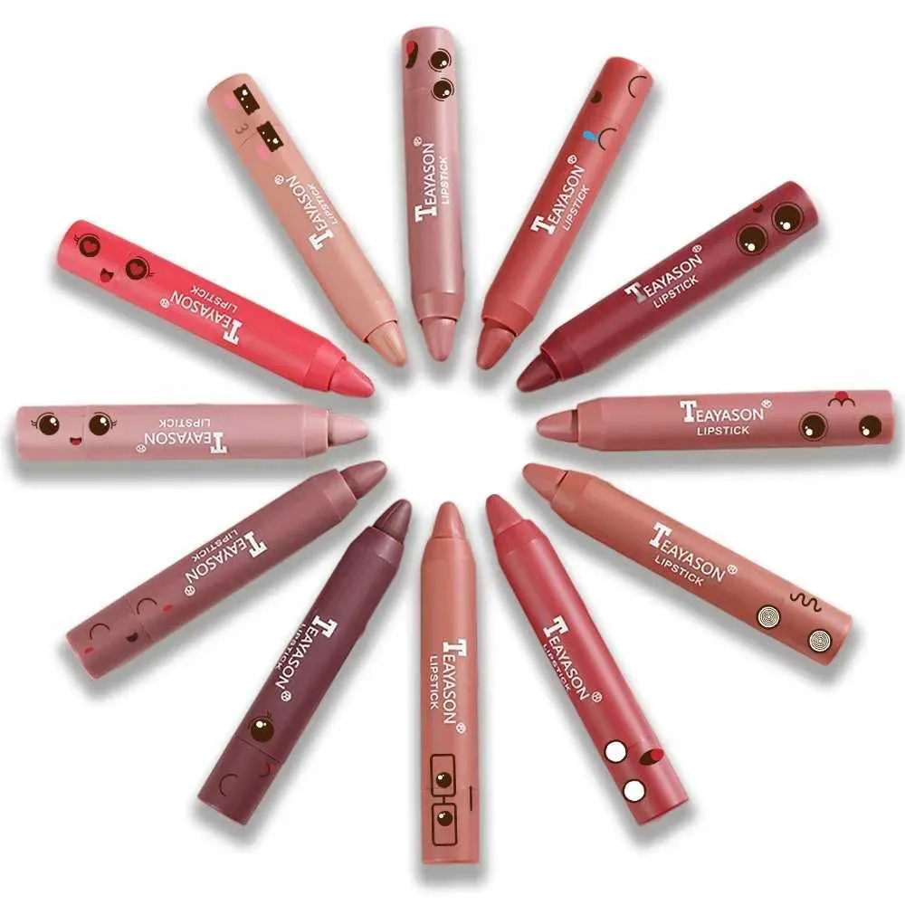 Velvet Matte Lipstick Pencil - Waterproof, Long-Lasting, Sexy Red Lip ...