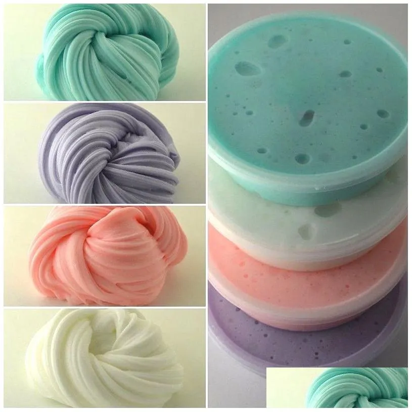 Fluffy Floam Slime Kit - Scented Clay Dough, Stress Relief Slime with ...