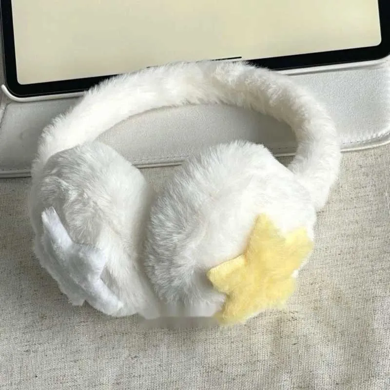 Plush Y2K Star Earmuffs with Warm Eartips - Winter Ear Warmers for ...