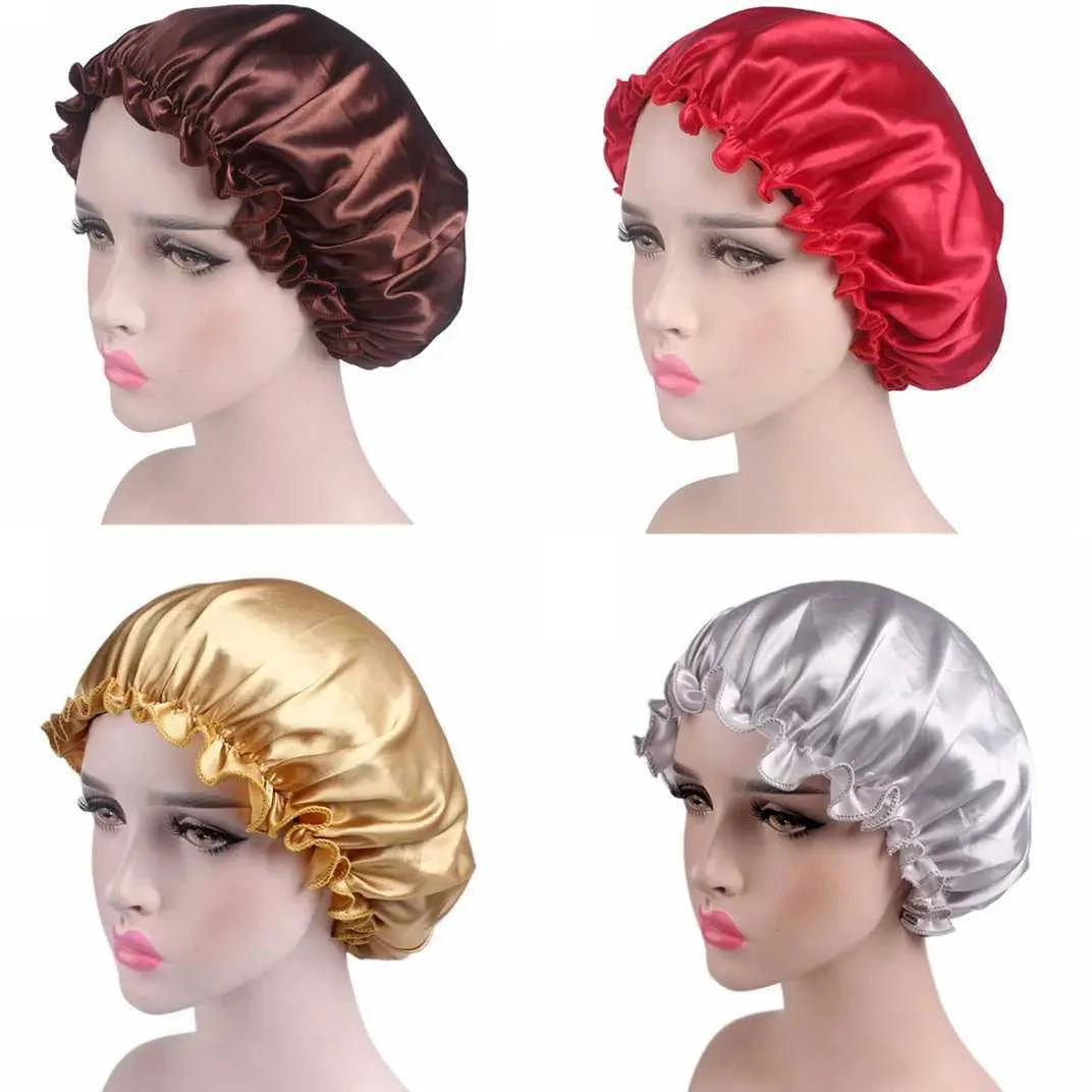 Silk Satin Bonnet for Sleeping - Hair Protection, Soft & Breathable ...