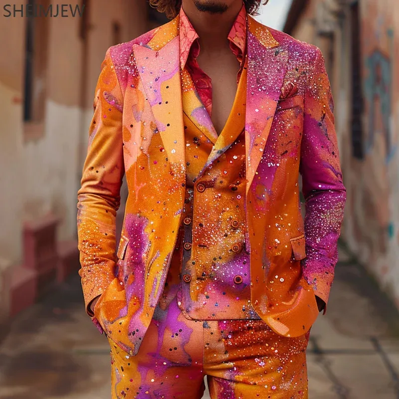 British Jacket And Mens Colorful Painted Suit Emcee... From Myraze, $58 ...