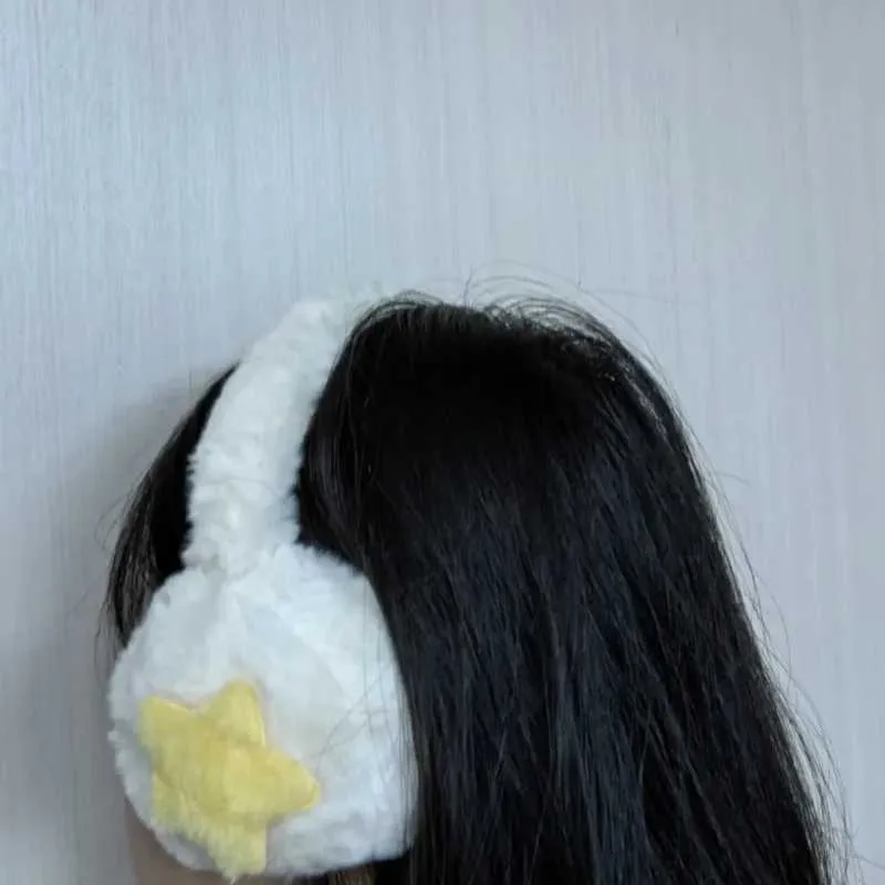 Plush Y2K Star Earmuffs with Warm Eartips - Winter Ear Warmers for ...