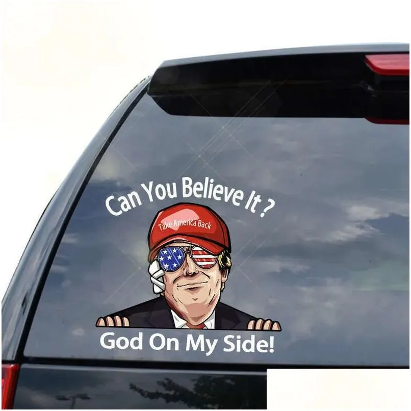 Trump 2024 Banner National Flag Day PVC Car Sticker Festive Party ...