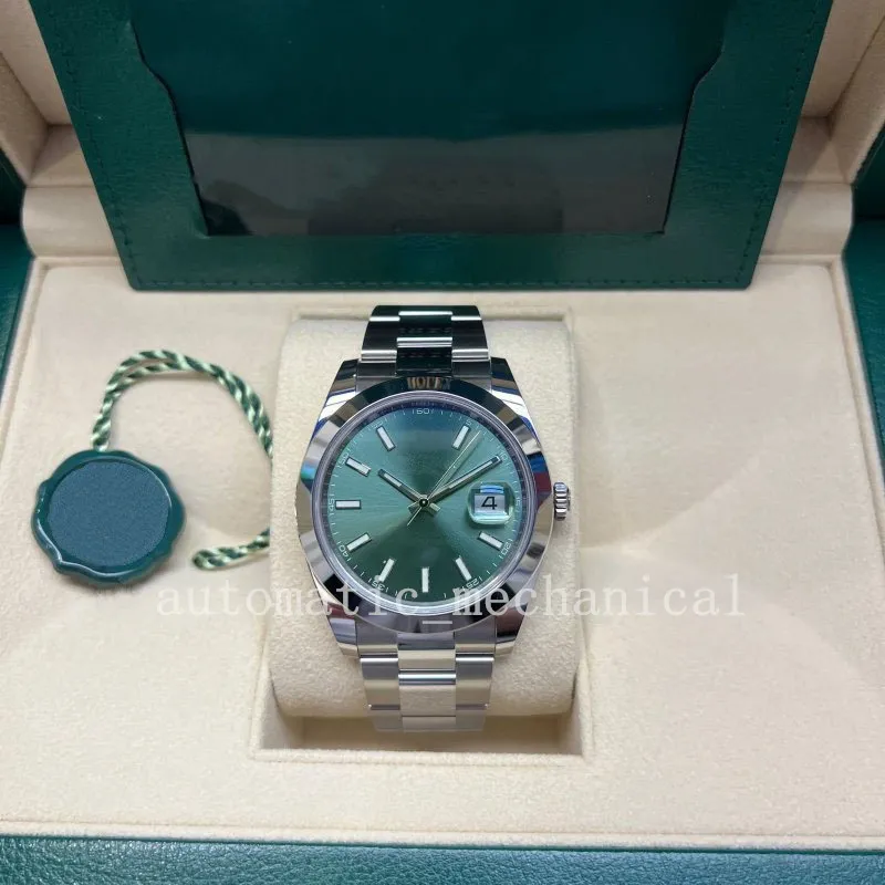 Mens Watch 41mm Automatic Mechanical Stainless Steel... From Automatic ...
