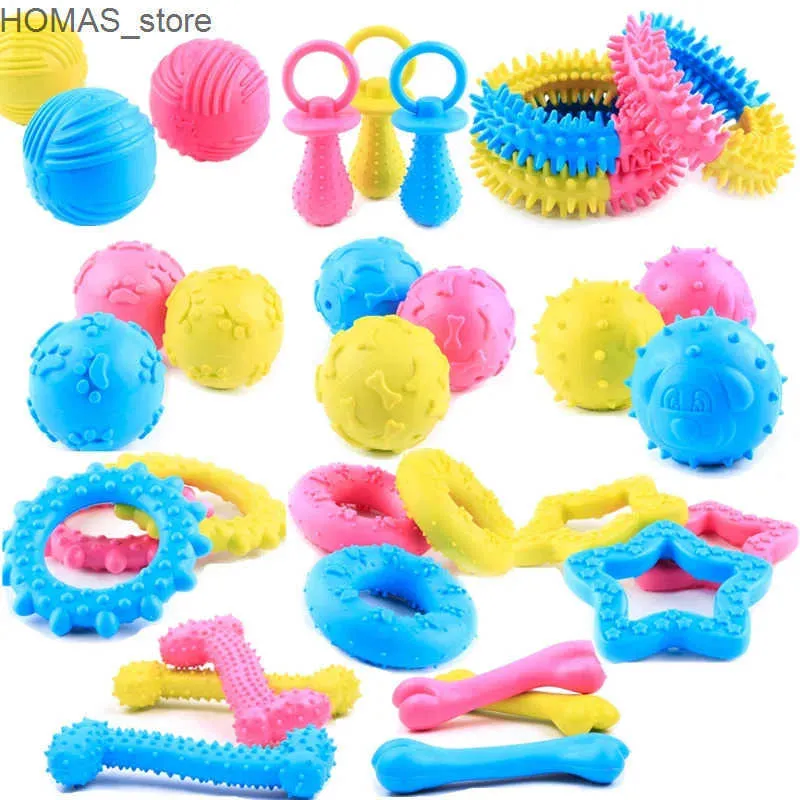 Durable Rubber Dog Chew Toys for Small Breeds - Interactive Training ...