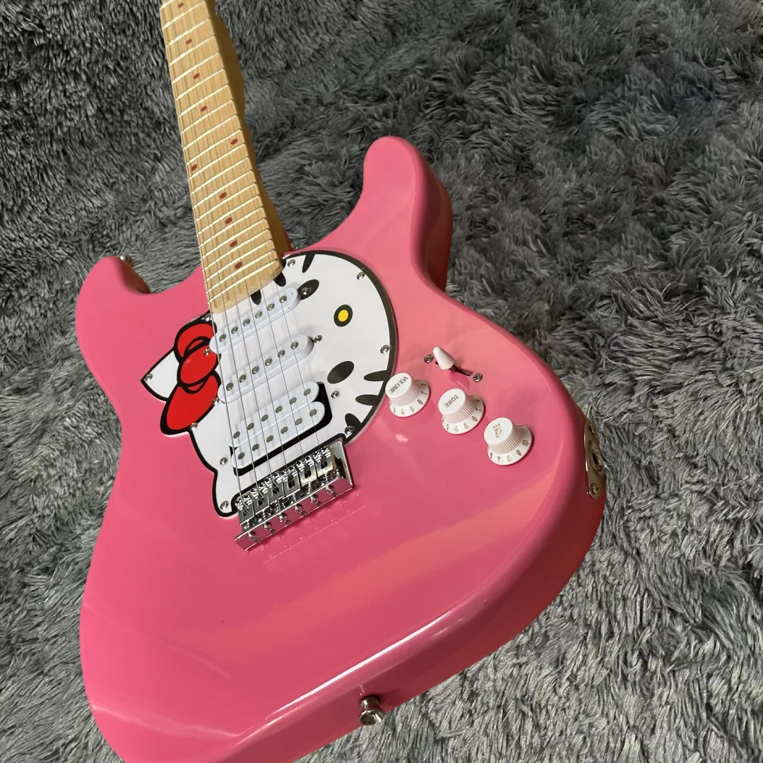 Custom Shop Limited Edition Pink Pink Electric Guitar With Alder Body ...