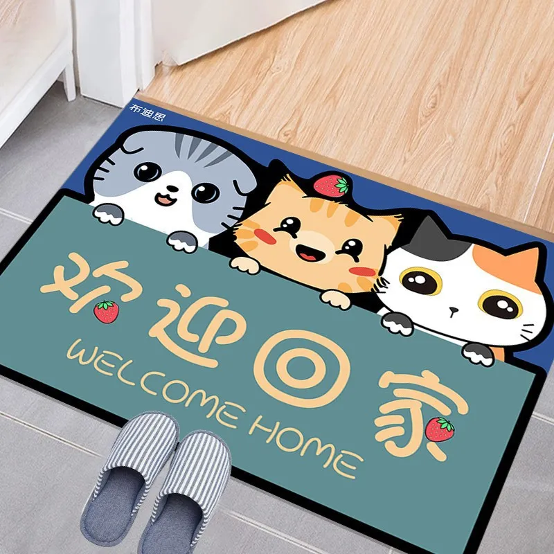 Door Mat Entrance Bathroom Toilet Absorbent Carpet Anti Slip Mat ...