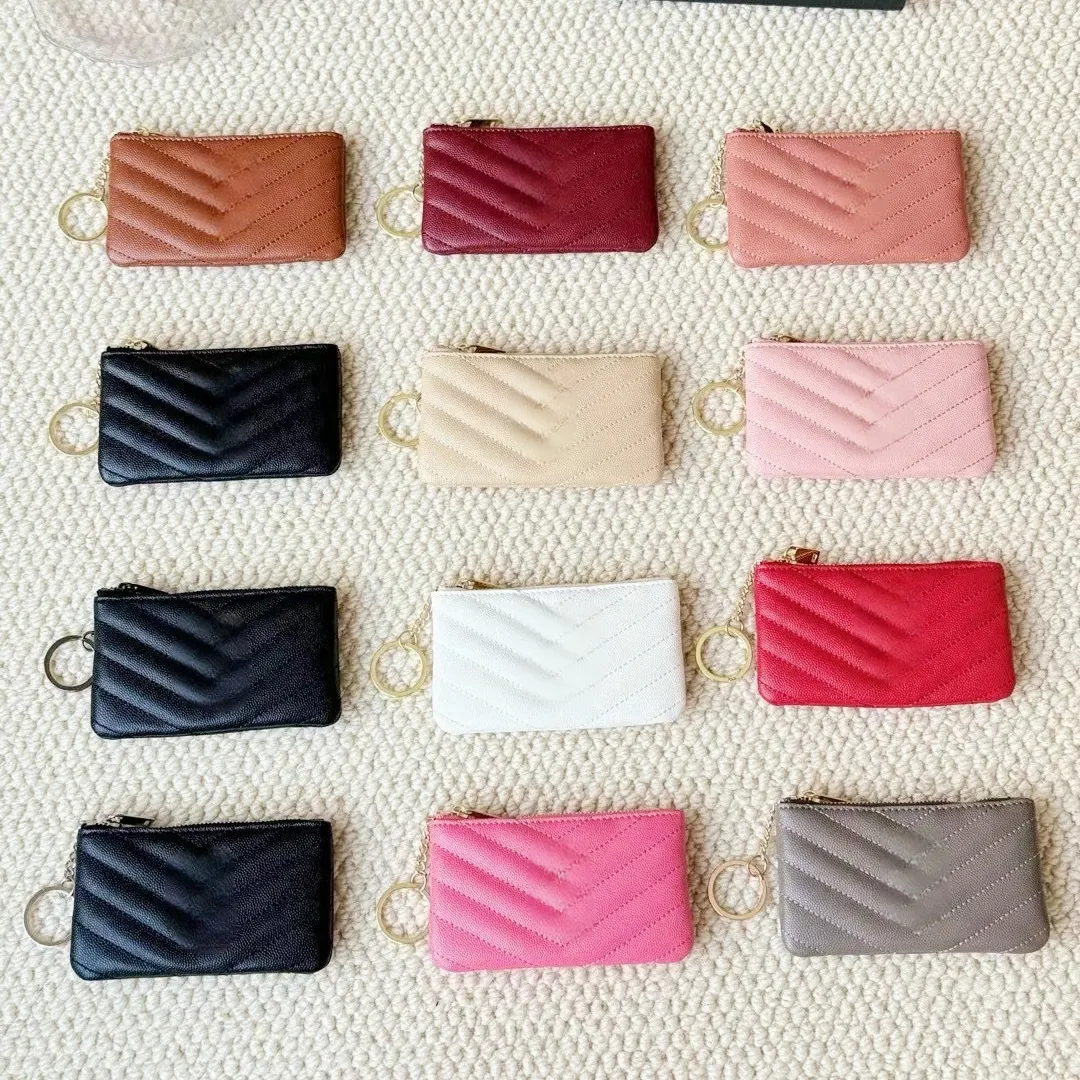 Free Ship Designer Keychain Wallet: Women's Men's Coin Purse in Black ...