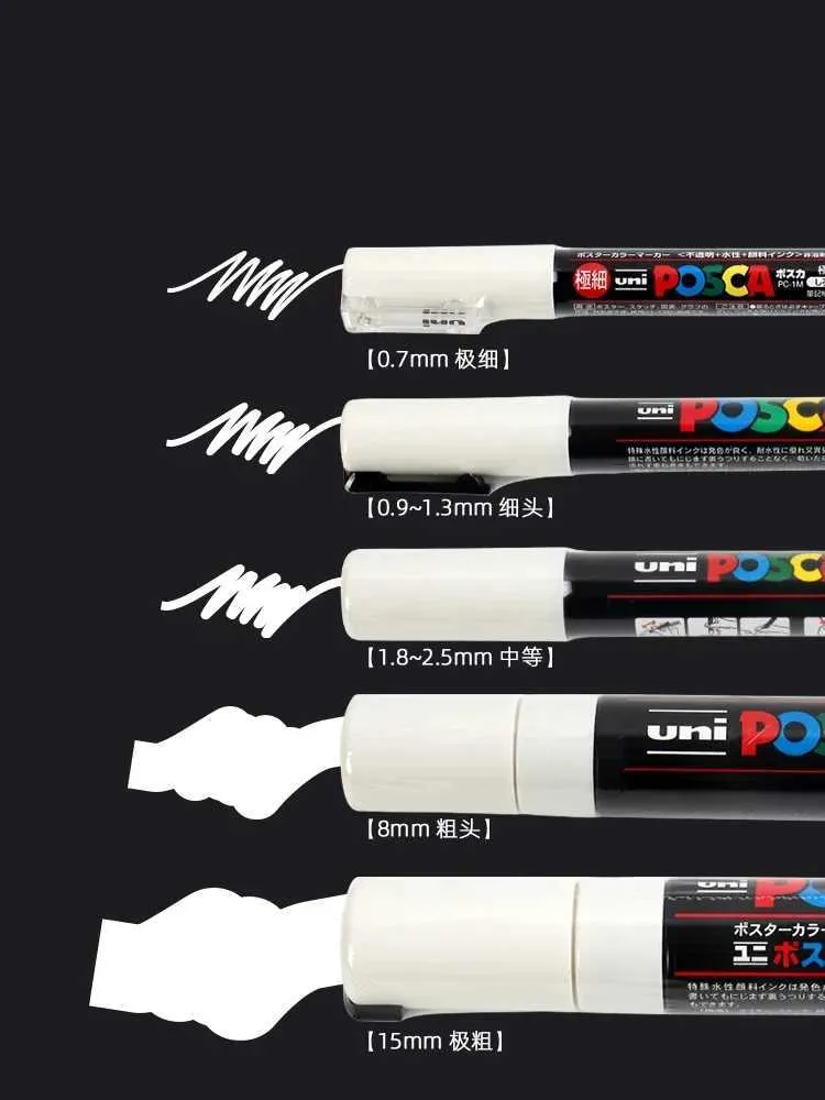 DHgate.com:Watercolor Brush Pens - 1pc UNI POSCA Acrylic Markers ...