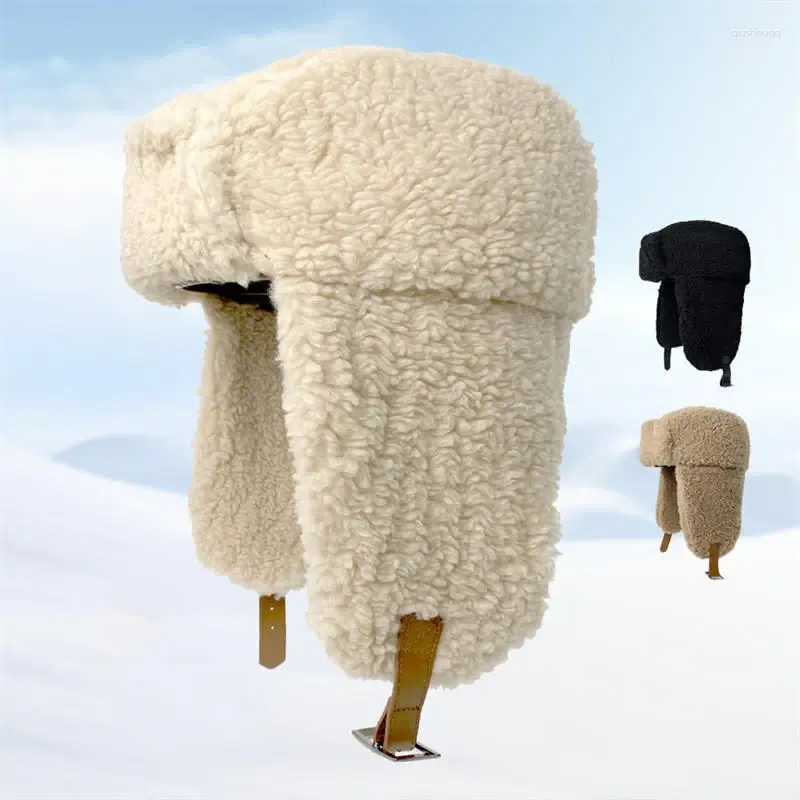 Winter Cycling Winter Cap Fashionable Lei Feng Pilot Hats For Women And ...