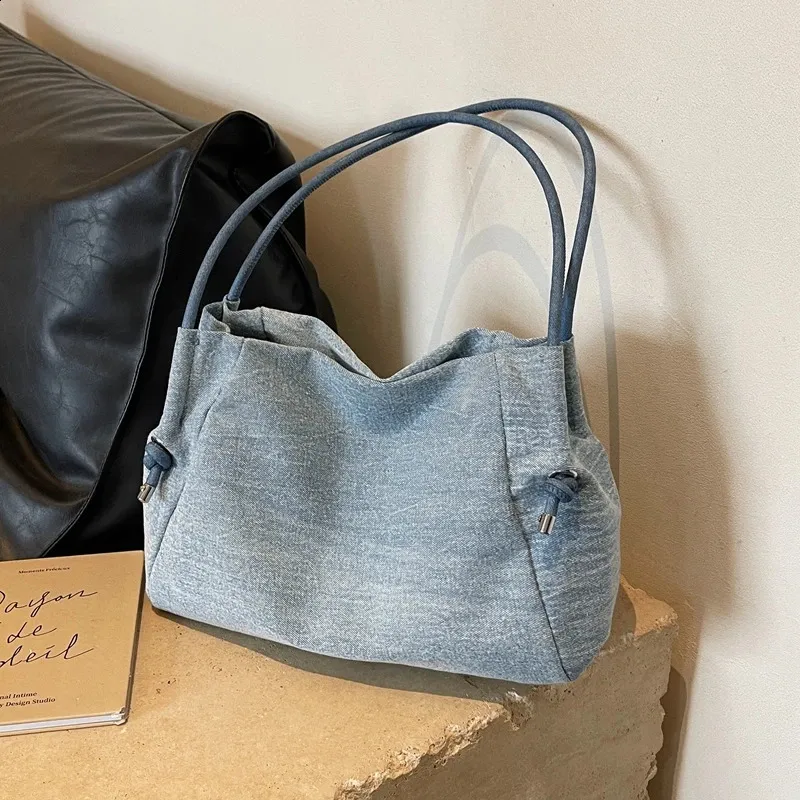Interior Compartment Denim Shoulder Bags For Women ... From Annides ...