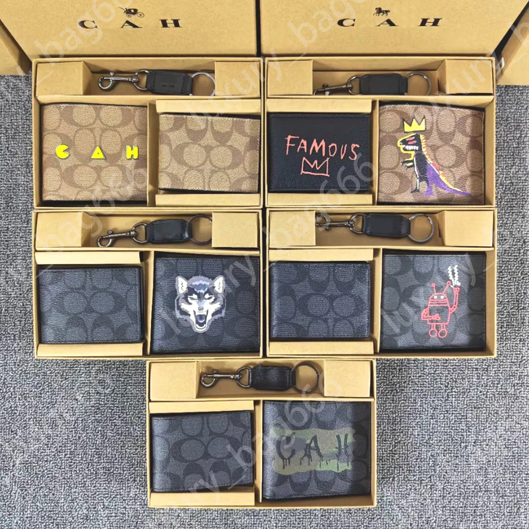 Designer Wallet For Women And Men, 3 In 1 Classic Leather Card Holder ...