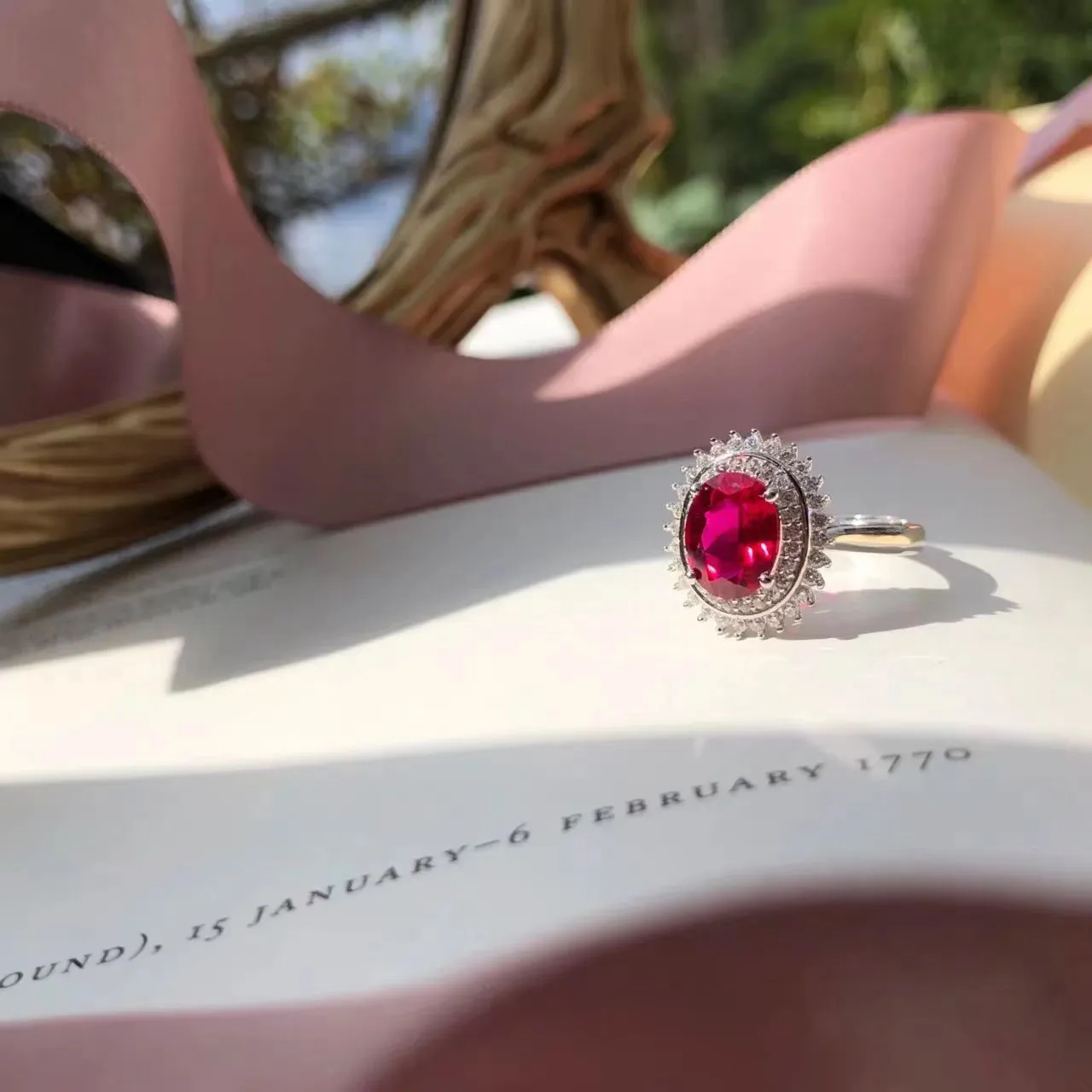 925 Sterling Silver Cushion Cut 3ct Square Red Ruby Jewelry Set for ...