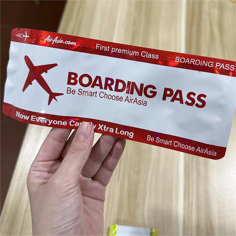 Wholesale Self Sealing Holographic Travel Boarding Pass Suction Packing ...