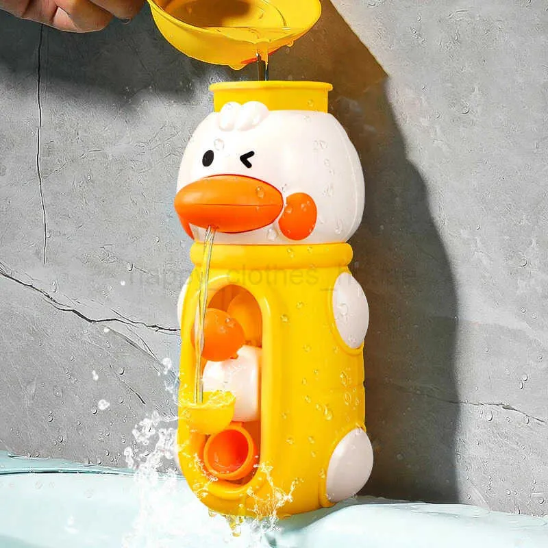 Bath Toys for Toddlers - Rotating Waterwheel, Duck, Scoop, Strong ...