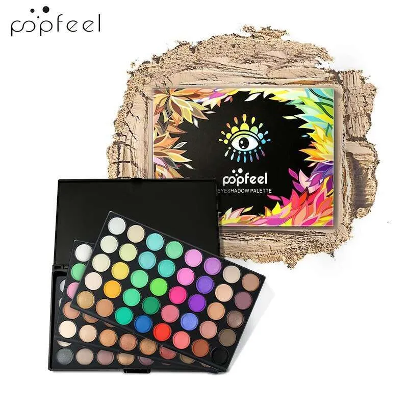 Professional Rainbow Fusion Bright Matte Palette With Matte And Glitter ...