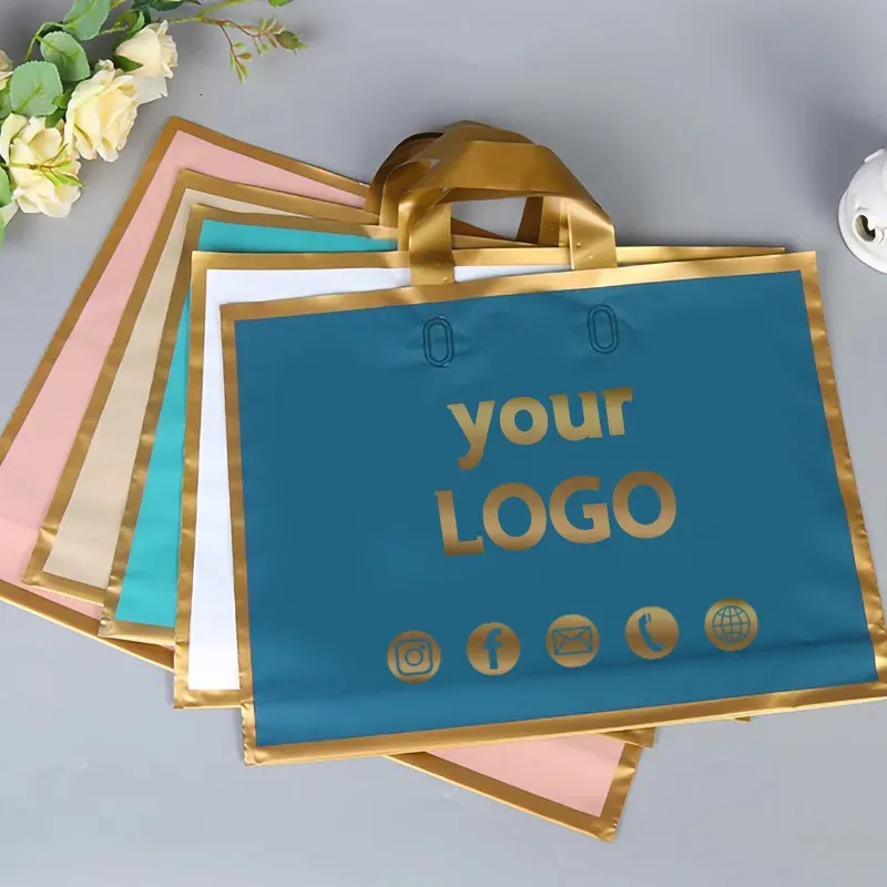 Customized Monochrome Gold Border Frozen bag shops