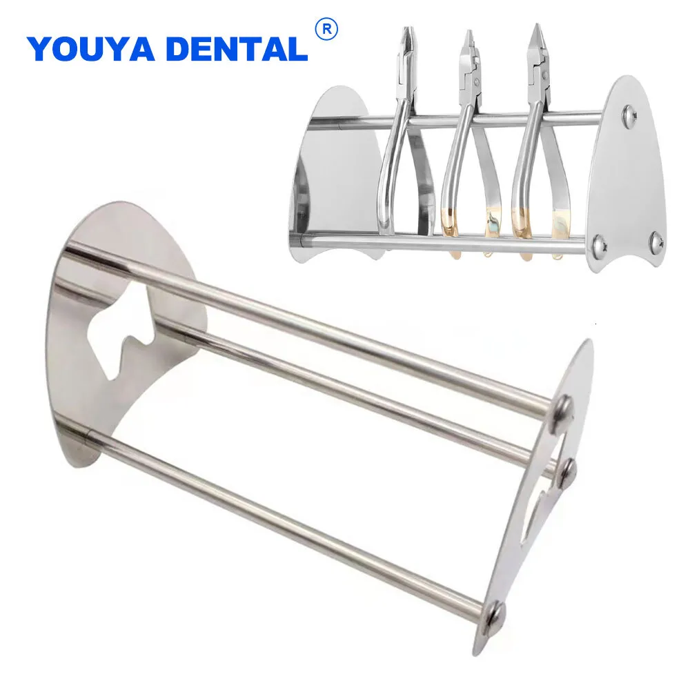 Stainless Steel Dental Handpiece Stand With Pliers, Forceps ...