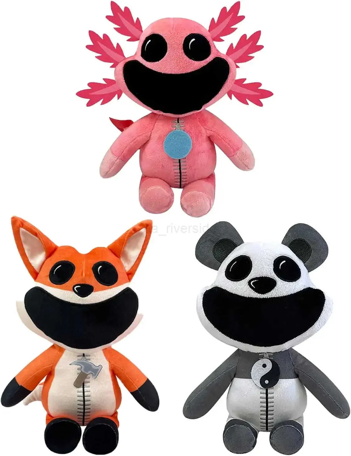 Smiling Critters Red Panda Soft Toy Soft Stuffed Monster Figure Doll ...