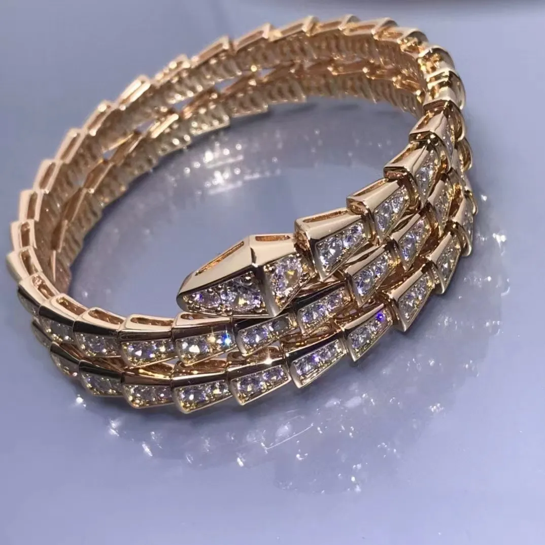 Designer Bone Chain Bvlgari Snake Bracelet For Women... From Accessory ...