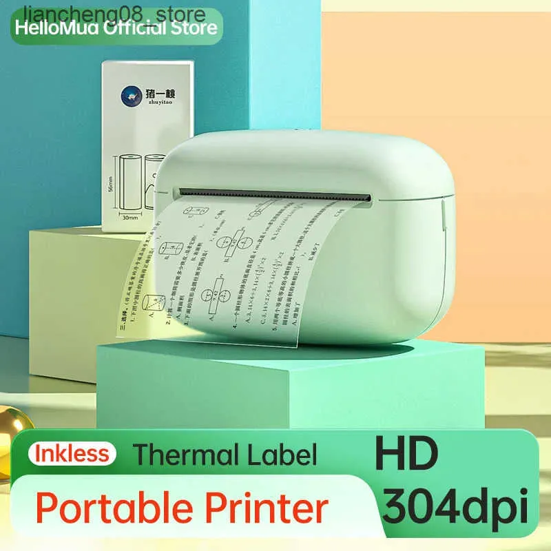 Mini Wireless Thermal Pocket Printer with Self-Adhesive Stickers - DIY ...