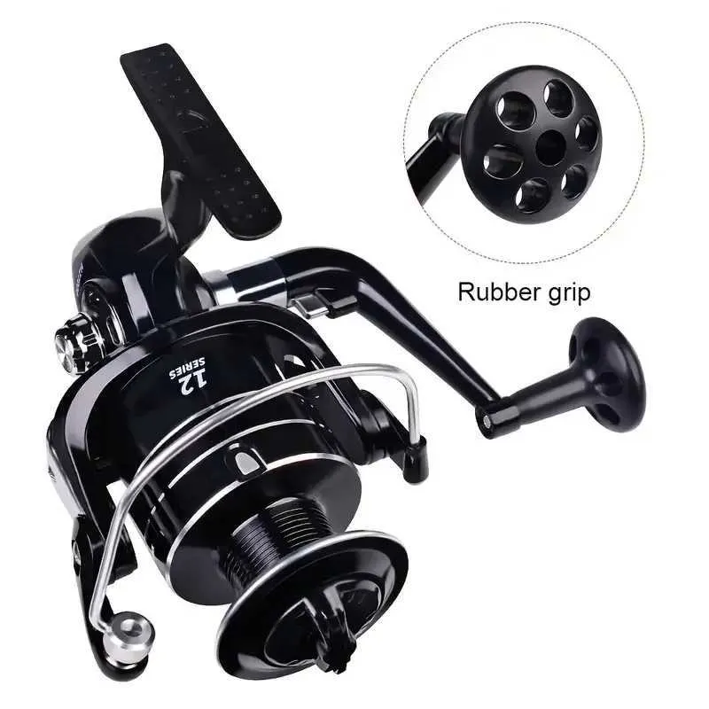 All Metal Spool Spinning Fishing Reel - 12+1BB High Speed Rock & Carp ...