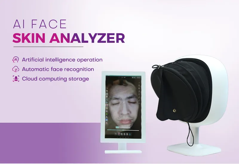 CE/ROHS Certified AI 3D Facial Meicet Skin Analyzer For 8 Spectrum ...