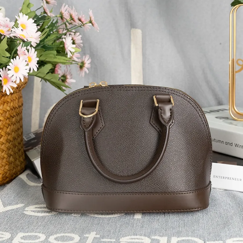 Designer Leather Women's Shoulder Bag Shell Handbag Tote Crossbody ...