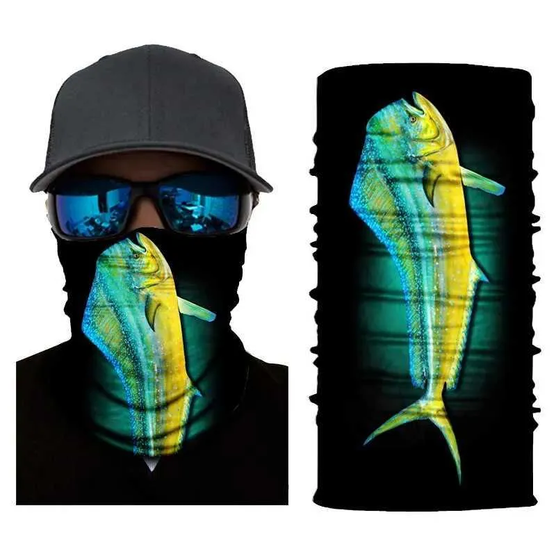 Seamless Polyester Scarfs Fishing Sunscreen Face Masks UV Protection ...
