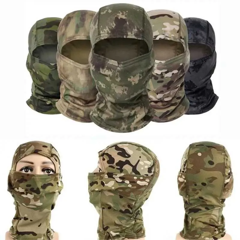 3 Pack Breathable Mesh Tactical Face Masks - Camouflage, Windproof ...
