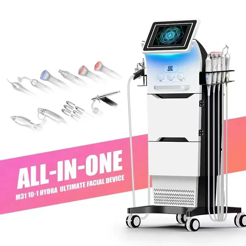 10 In 1 Hydra Oxygen H2O2 Visual Rf Meso Machine For Skin Rejuvenation ...