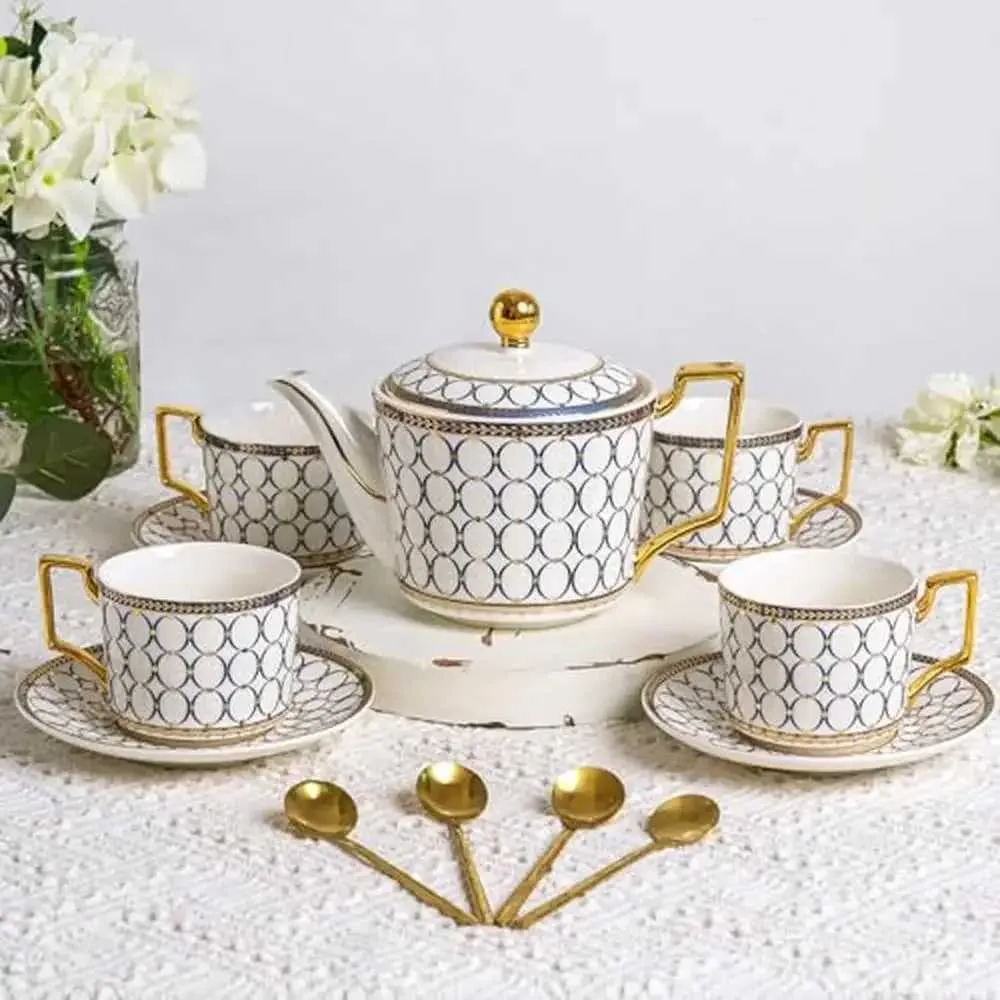 Love Starlight Waltz Tea Set Bone Chinese Blue Tea Cup And Sauce ...