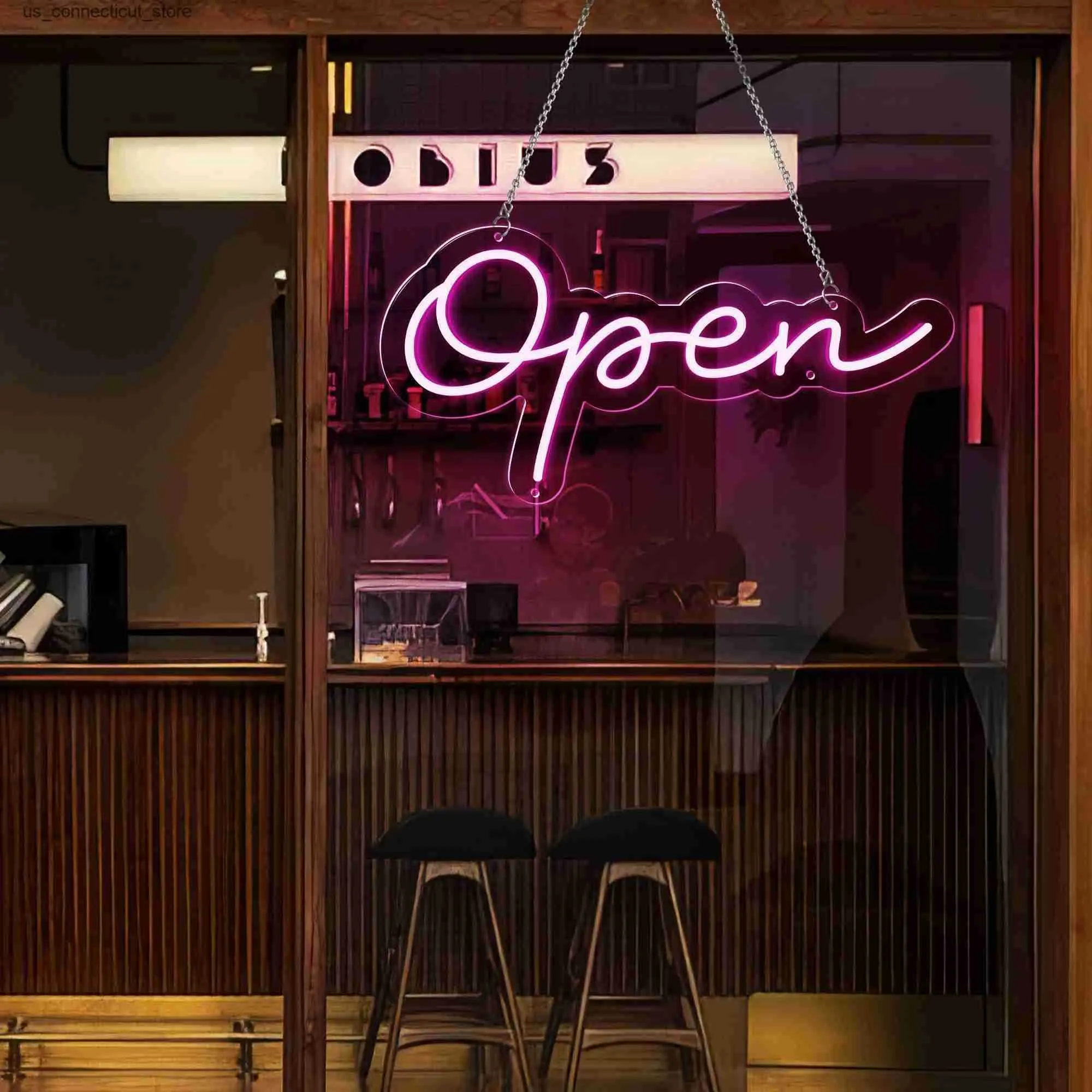 Colorful LED Neon Neon Night Light For Windows, Bars, Hotels, And ...