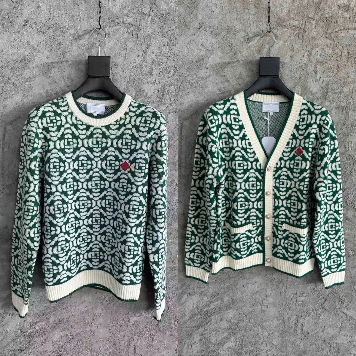 Men Designer Cashmere Sweaters Pullover Loose Cotton Cardigans Fashion ...